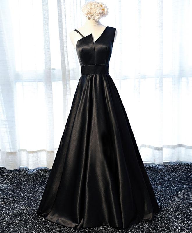 Stylish Satin Long Prom Gown, Formal Dress on Luulla