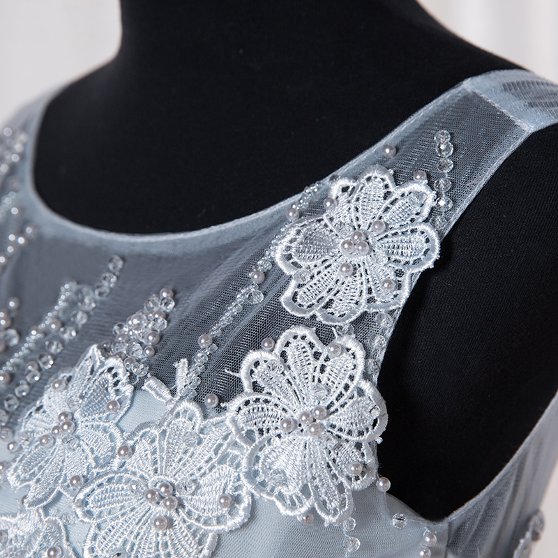 A-line Scoop Neck Appliques Lace Lace-up Party Homecoming Dresses on Luulla